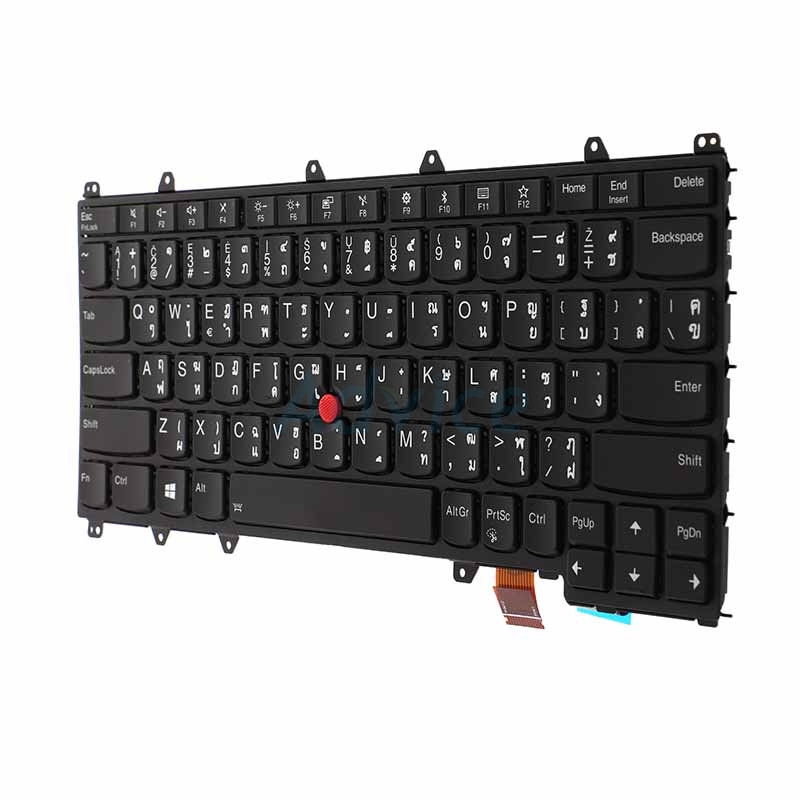Keyboard LENOVO ThinkPad Yoga 260 Backlit (Black) 'PowerMax' (สกรีนไทย ...