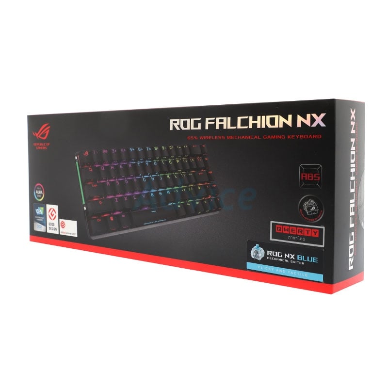 WIRELESS KEYBOARD ASUS ROG FALCHION NX - BLUE-SWITCH [TH]