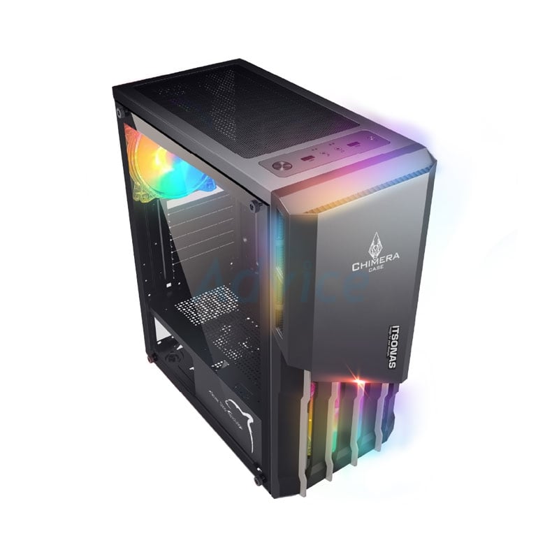 ATX CASE (NP) ITSONAS CHIMERA TG BLACK/WHITE
