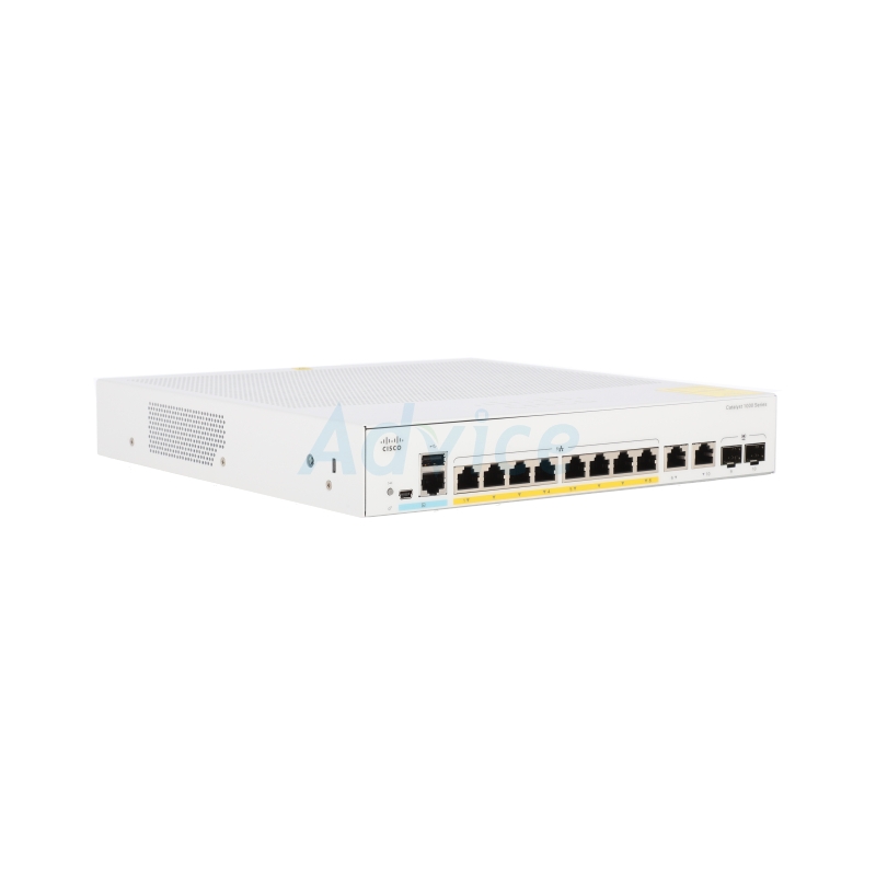 Gigabit Switching Hub 8 Port CISCO Catalyst C1000-8FP-2G-L (11'',8 POE ...