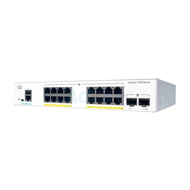 Gigabit Switching Hub 16 Port CISCO C1000-16P-2G-L (11'', 16 POE,+ 2 ...