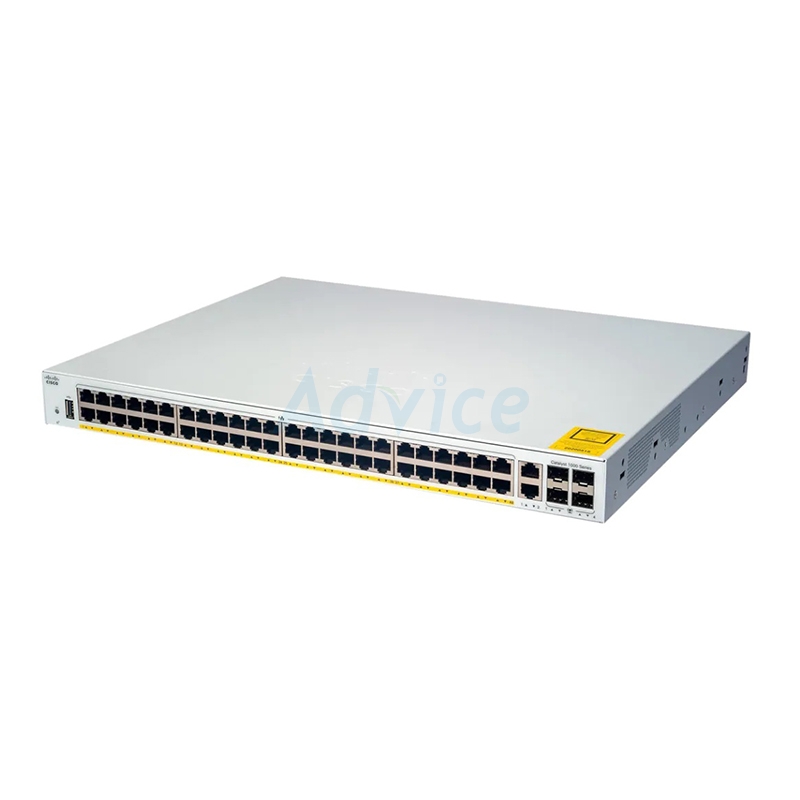 Gigabit Switching Hub 48 Port CISCO Catalyst C1000-48PP-4G-L (17,12 POE ...