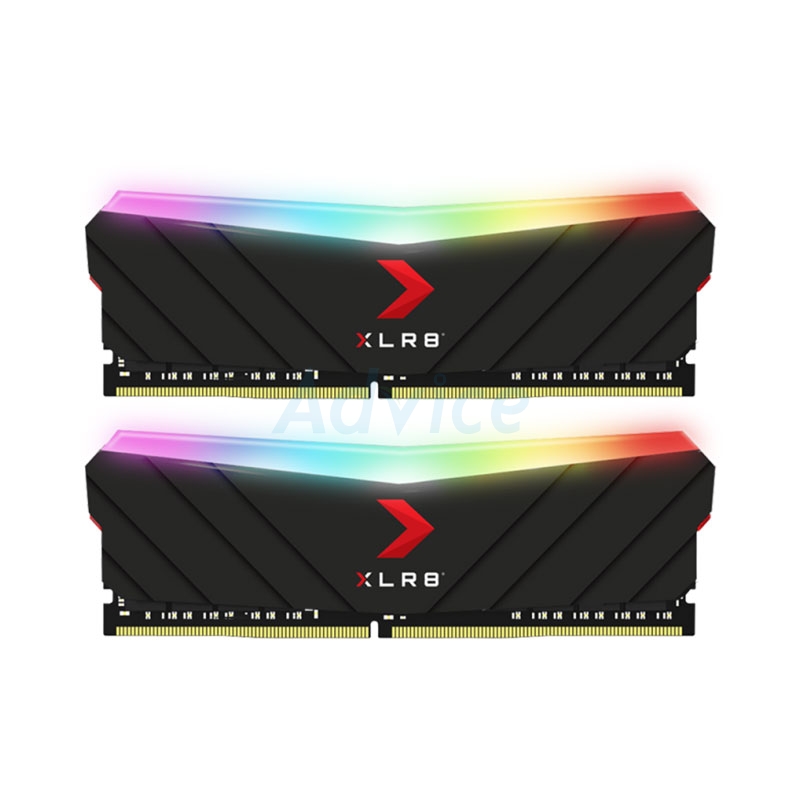 DDR4(3600)32GB(16GBx2) PNY XLR8(RGB/Black/MD32GK2D4360018XRGB)