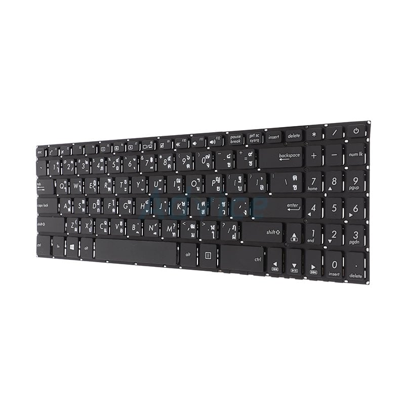 Keyboard ASUS A507/A570Z (Black) 'PowerMax' (สกรีนไทย-อังกฤษ)