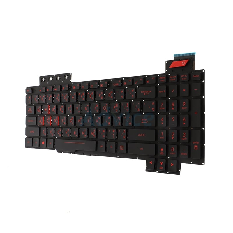 Keyboard ASUS Gaming FX503 Backlit (Black) 'PowerMax' (สกรีนไทย-อังกฤษ ...