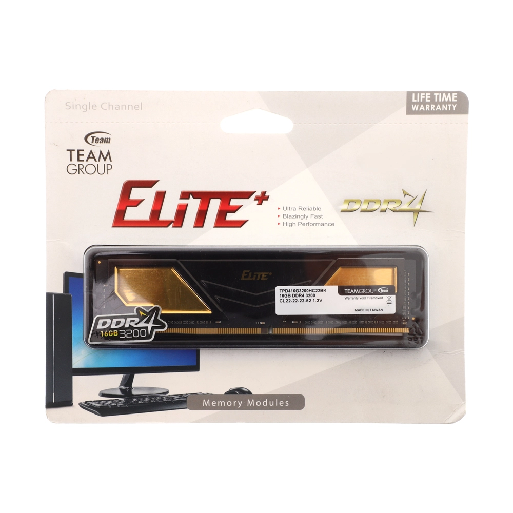 **DDR4(3200)16GB Team (ElitePlus/Gold/TPD416G3200HC2201)