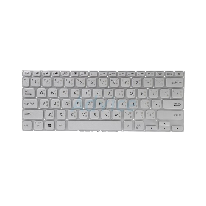 Keyboard ASUS VivoBook 14 X412 (Silver) 'PowerMax' (สกรีนไทย-อังกฤษ ...