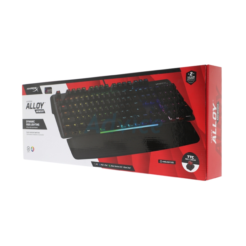 K/B HYPERX ALLOY MKW100 (RED/LINEAR SW) (US)