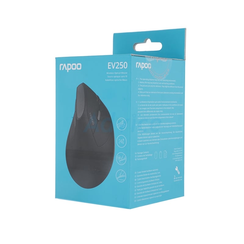 WIRELESS MOUSE RAPOO (EV250) BLACK
