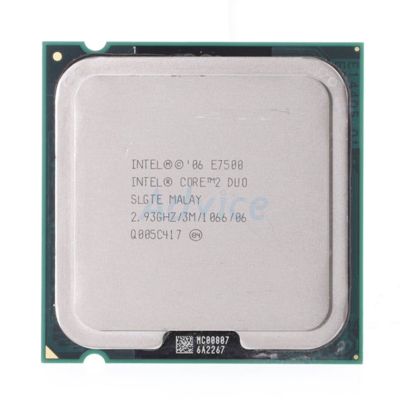 CPU INTEL CORE 2 DUO E7500 LGA 775 'Rebuilt' | Advice จ.กรุงเทพฯ สาขา ...