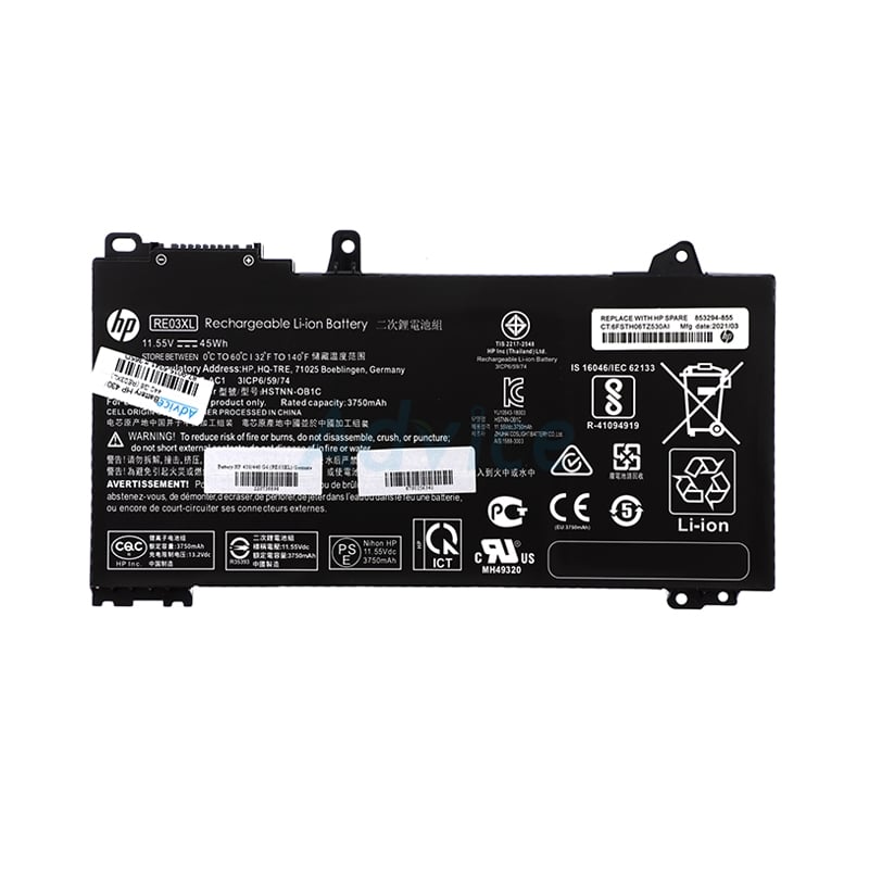 Battery N/B HP 430/440 G6 (RE03XL) Genuine