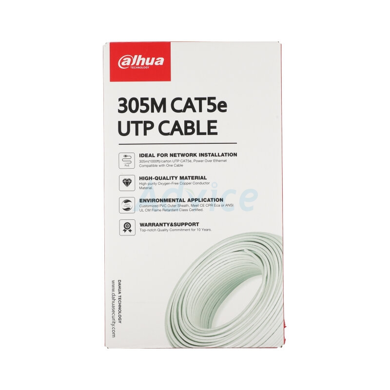 CAT5e UTP Cable (305m./Box) DAHUA (DH-PFM920I-5EUN)