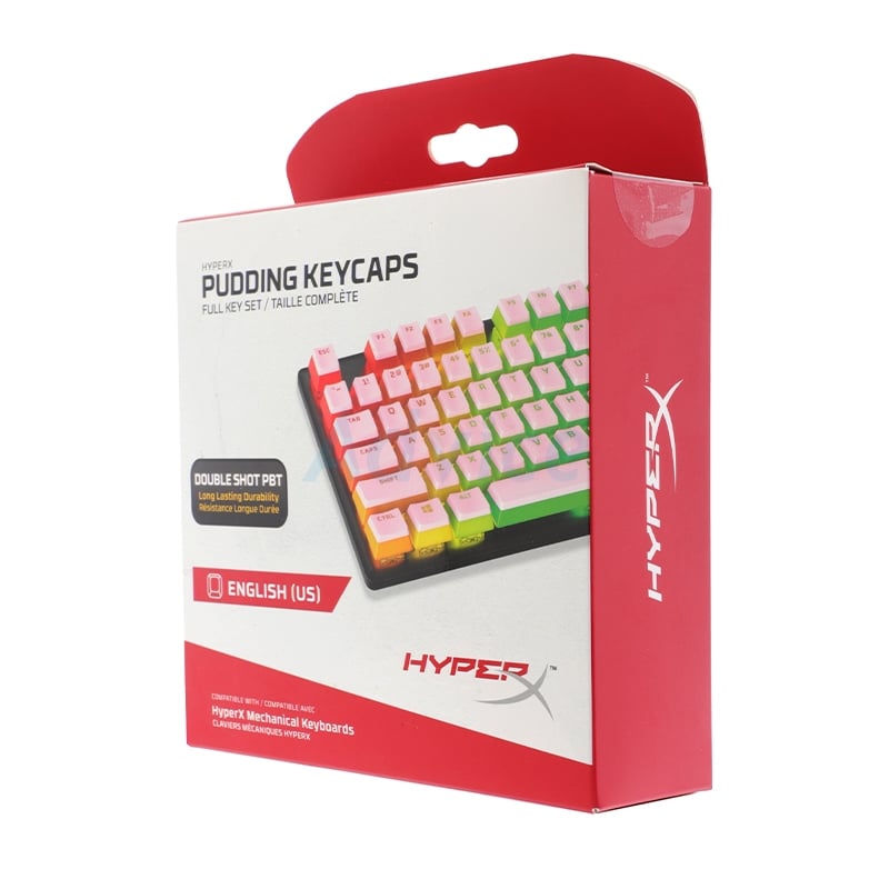 KEYCAPS HYPERX PUDDING PBT PINK (US)