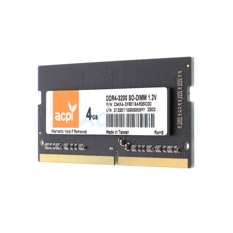 Note Book DDR4(3200) 4GB ASUSTOR FOR NAS