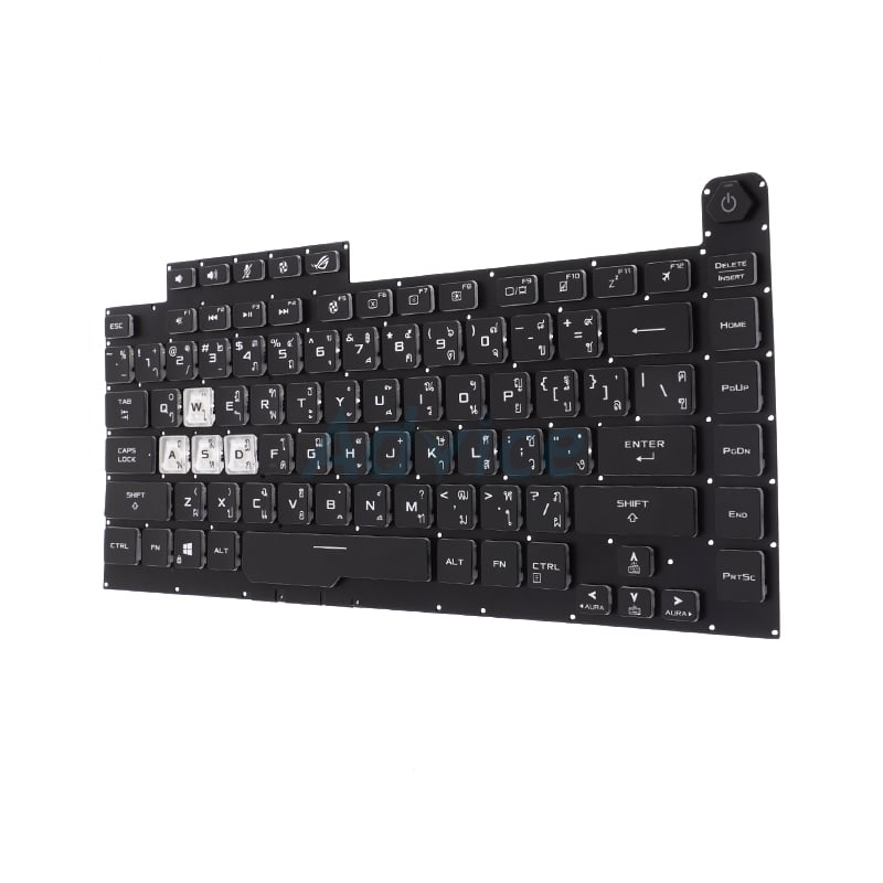 Keyboard ASUS ROG Strix G531GT Backlit (Black) 'PowerMax' (สกรีนไทย-อังกฤษ)