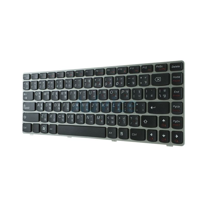 Keyboard LENOVO IdeaPad G360/Z360 (Black) 'PowerMax' (สกรีนไทย-อังกฤษ ...