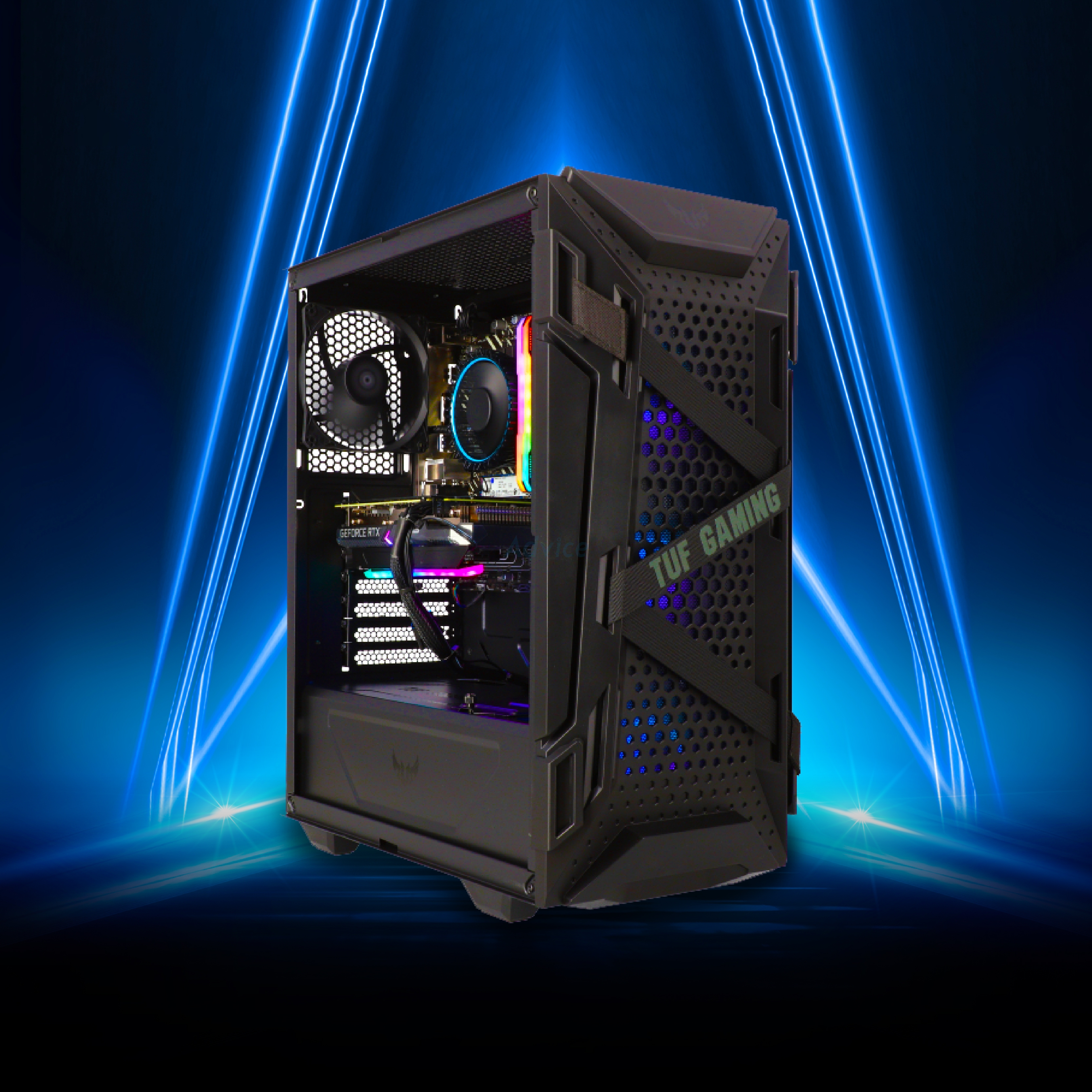 COMPUTER SET : ADVICE_INTEL#I132 (I3-12100/RTX3050/8GB ASUS DUAL O8G (OC/D6)) | Advice จ. ...