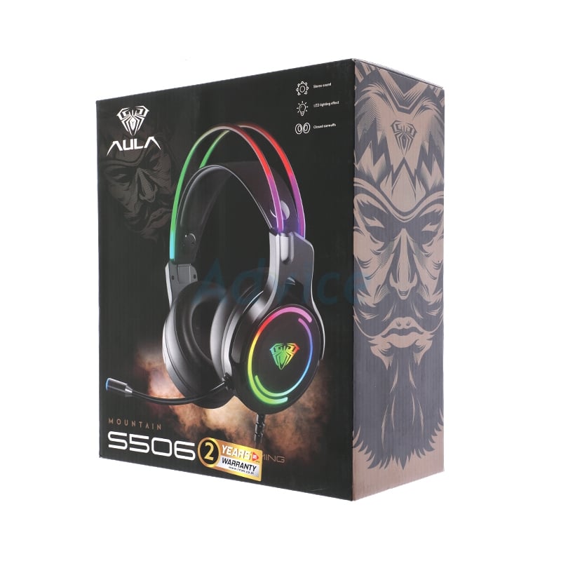 HEADSET (7.1) AULA S506 PINK