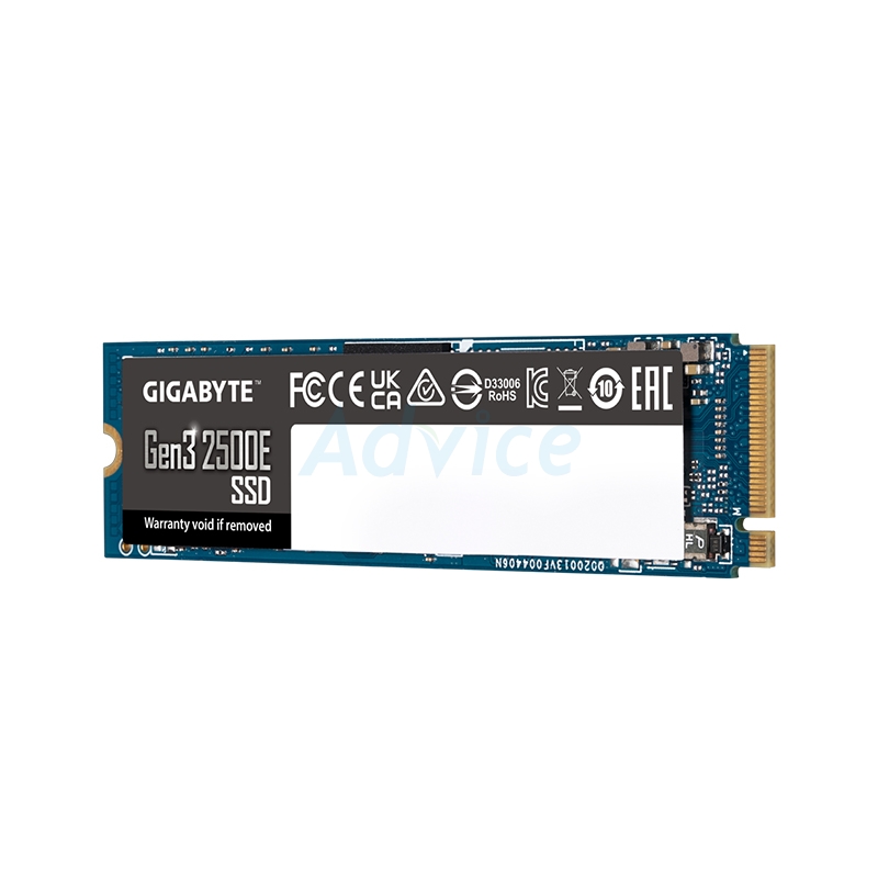 SSD M.2 PCIe 500.GB (3Y) GIGABYTE 2500E (G325E500G)