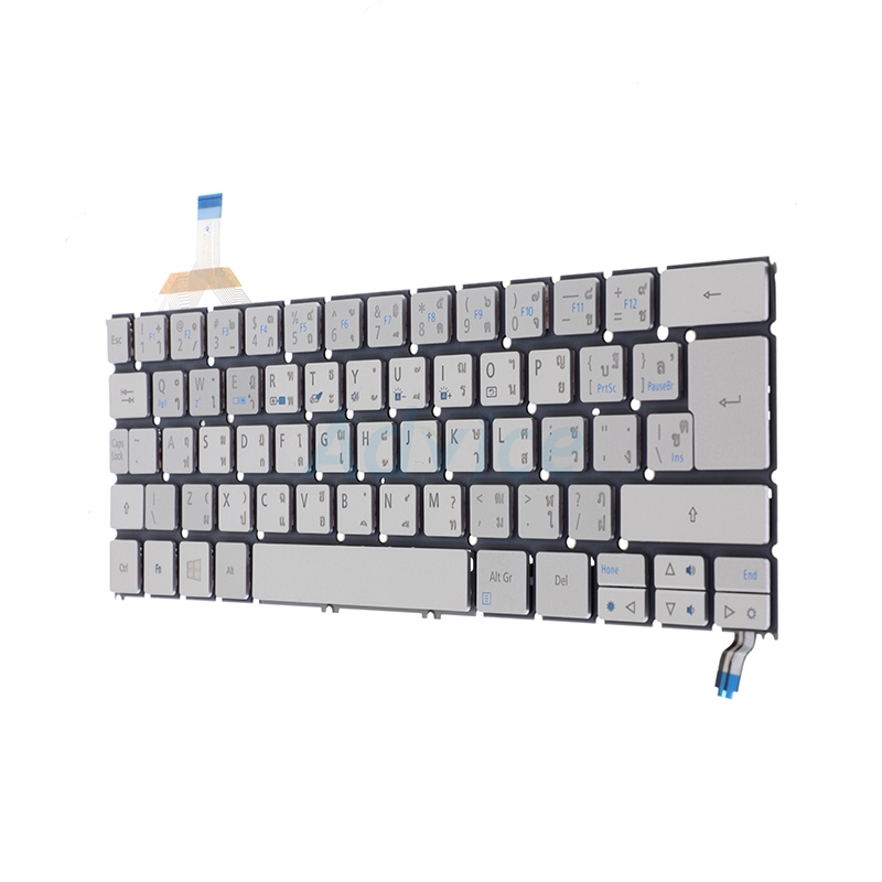 Keyboard ACER Aspire S7 S7-391 (Silver) 'PowerMax' (สกรีนไทย-อังกฤษ ...