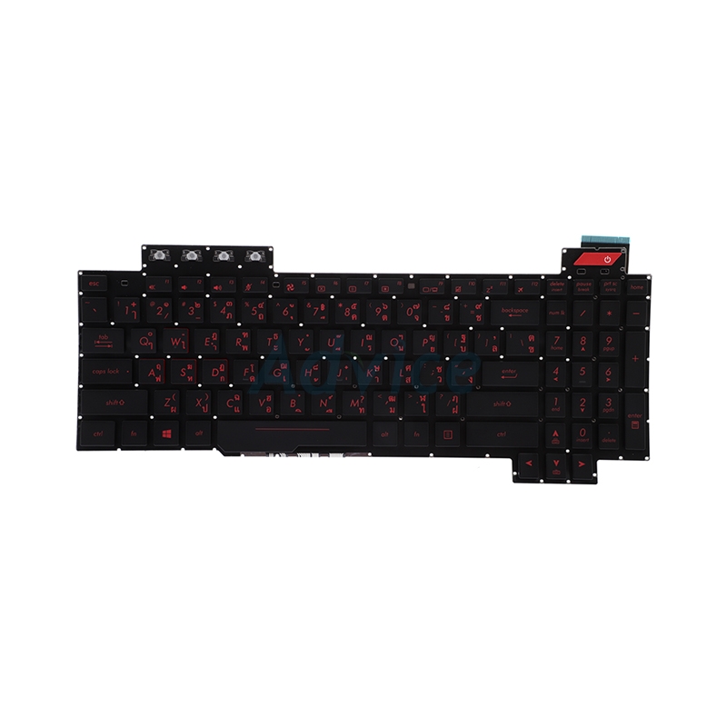 Keyboard ASUS Gaming FX503 Backlit (Red) 'PowerMax' (สกรีนไทย-อังกฤษ)
