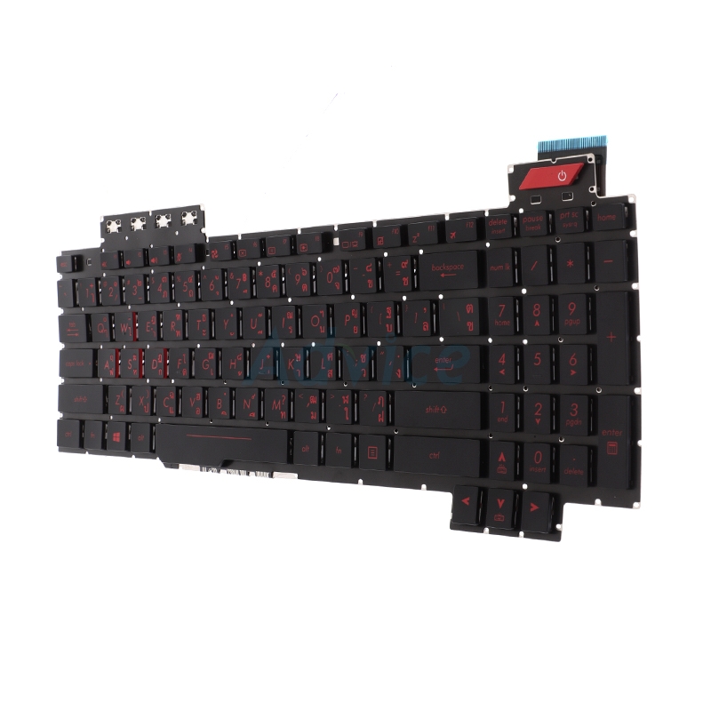 Keyboard ASUS Gaming FX503 Backlit (Red) 'PowerMax' (สกรีนไทย-อังกฤษ ...