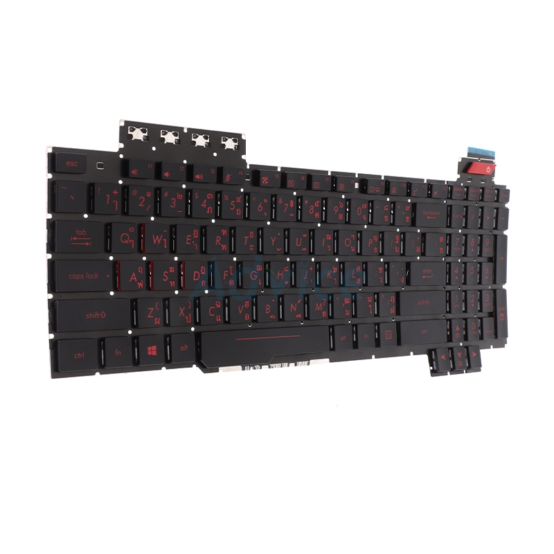 Keyboard ASUS Gaming FX503 Backlit (Red) 'PowerMax' (สกรีนไทย-อังกฤษ)