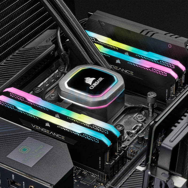 RAM DDR4(3600) 32GB (16GBX2) CORSAIR VENGEANCE PRO SL RGB BLACK ...