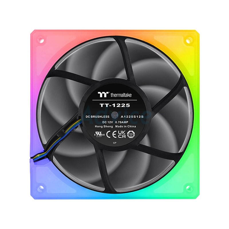 FAN CASE 12CM THERMALTAKE TOUGHFAN RGB (PACK 3,CL-F135-PL12SW-A ...