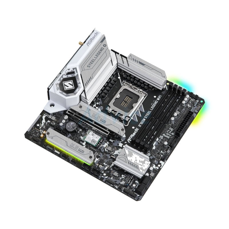 MAINBOARD (1700) ASROCK B760M STEEL LEGEND WIFI DDR5