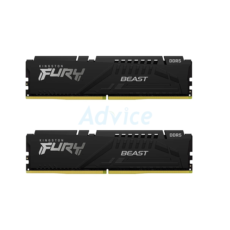 RAM DDR5(6000) 16GB (8GBX2) KINGSTON FURY BEAST (KF560C40BBK2-16)