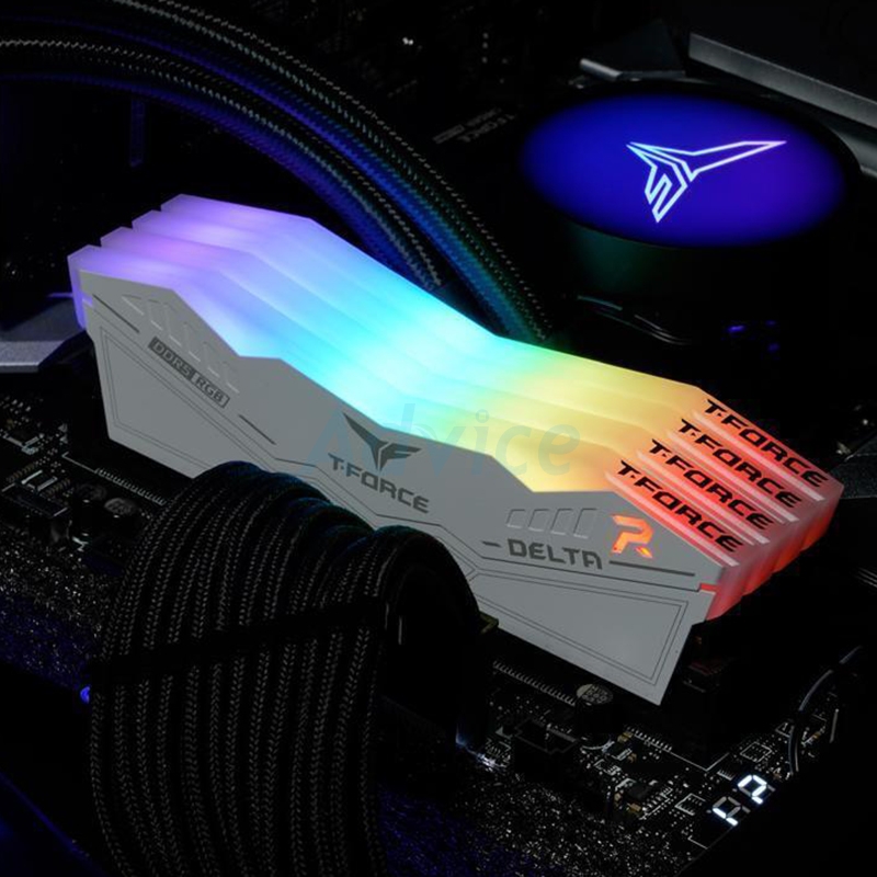 RAM DDR5(5600) 16GB TEAM DELTA RGB WHITE (FF4D516G5600HC3201)