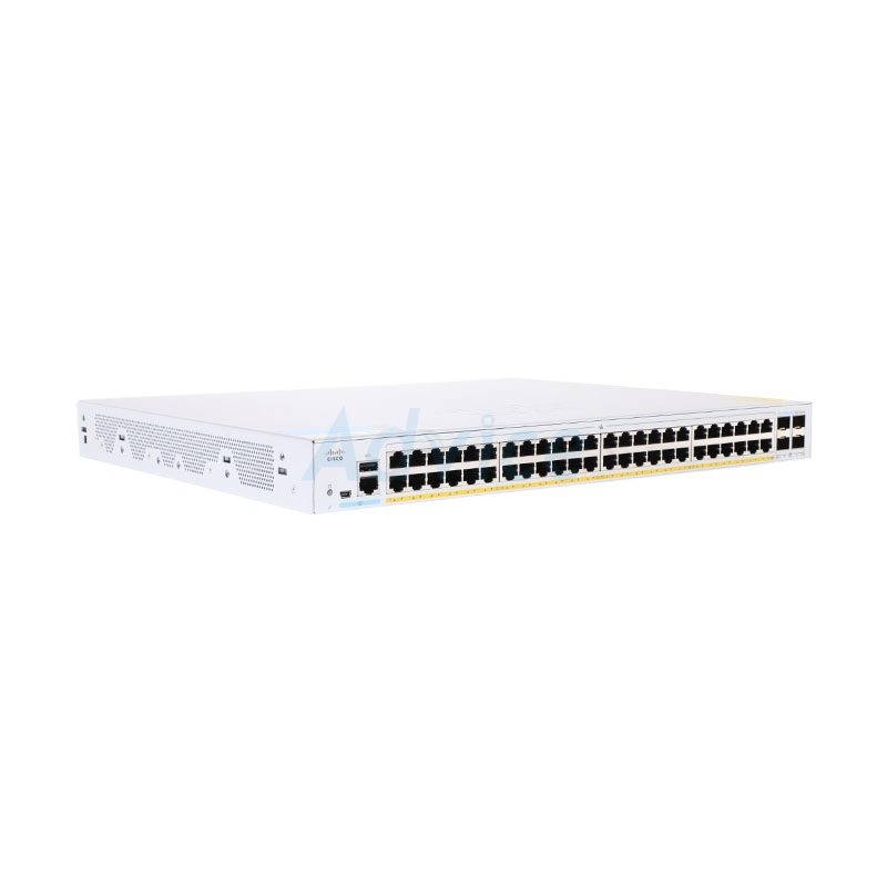 Gigabit Switching Hub 48 Port CISCO CBS350-48FP-4G-EU (17'',48 POE,+ 4 ...