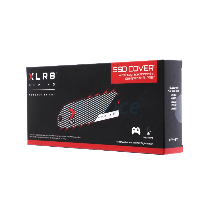 SSD Cover PNY XLR8 with Integrated Heatsink (M22110PSVHS-XR-RB)