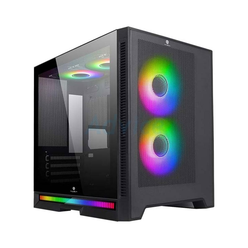 mATX CASE (NP) TSUNAMI MIRAGE 1000 KK 1264*4 GAMING CASE BLACK