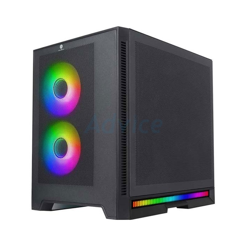 mATX CASE (NP) TSUNAMI MIRAGE 1000 KK 1264*4 GAMING CASE BLACK