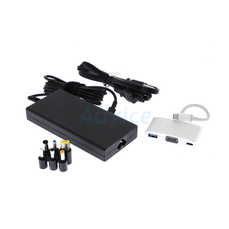 Adapter NB Universal 180W INNERGIE + MagiCable USB-C to VGA Multiport ...