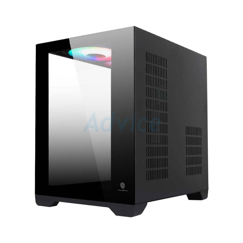 mATX CASE (NP) TSUNAMI MINI VISION 1264*3 KK GAMING BLACK