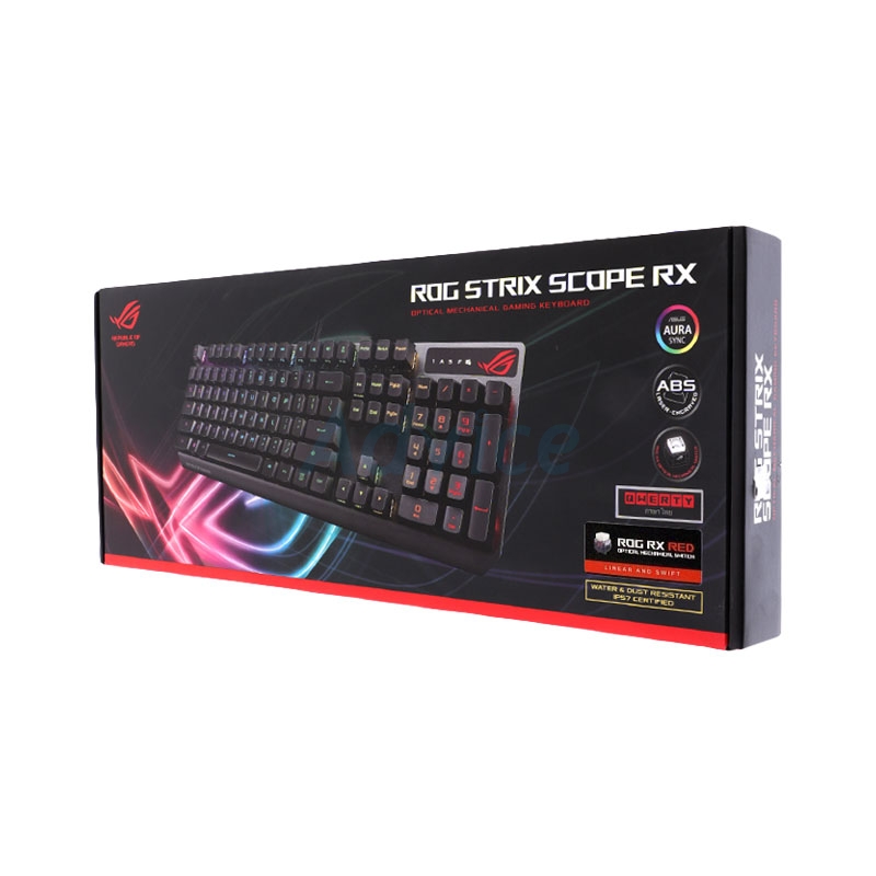 KEYBOARD ASUS XA05 ROG STRIX SCOPE RX - RED-SWITCH [TH]