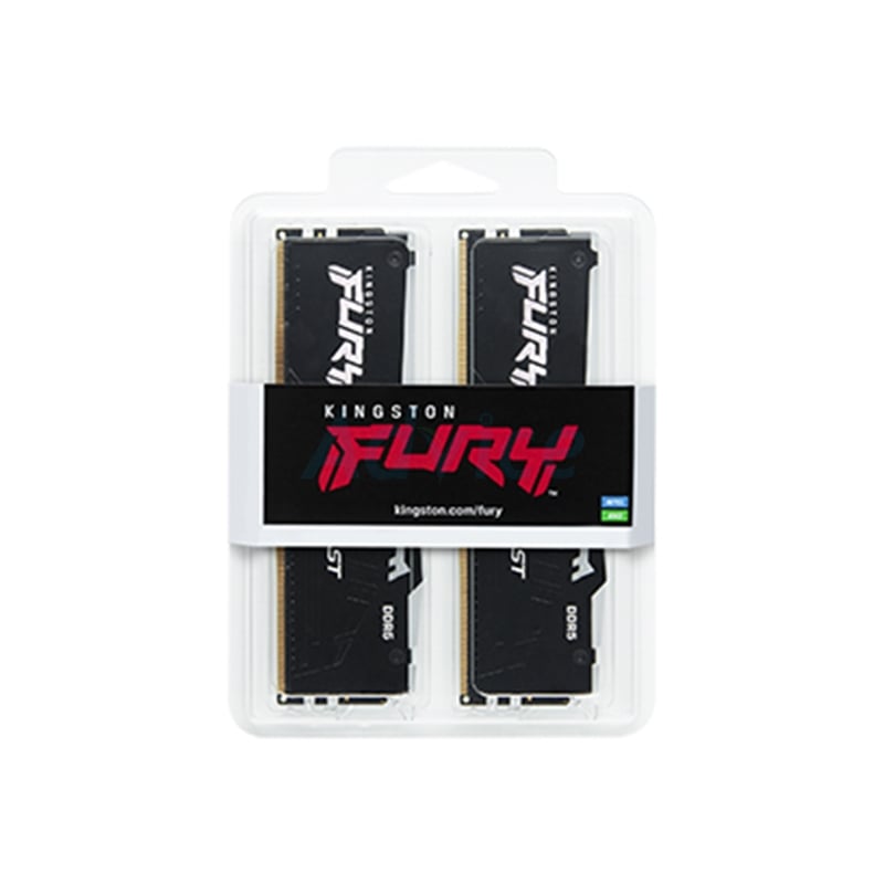 RAM DDR5(5200) 32GB (16GBX2) KINGSTON FURY BEAST RGB (KF552C36BBEAK2-32)
