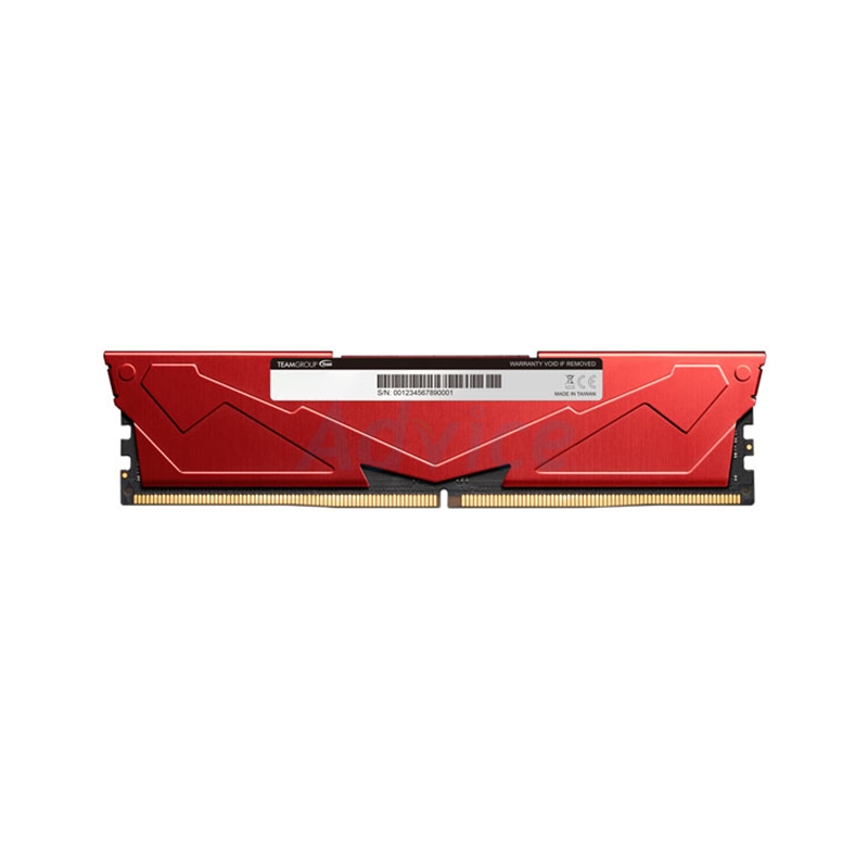 RAM DDR5(5200) 32GB (16GBX2) TEAM VULCAN RED (FLRD532G5200HC40CDC01 ...