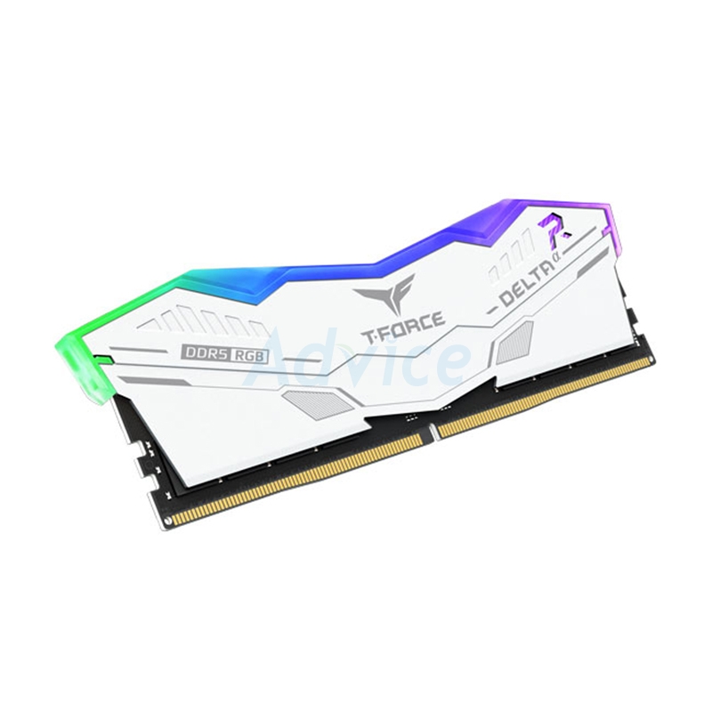 RAM DDR5(6000) 16GB TEAM DELTA a RGB WHITE (FF8D516G6000HC38A01)