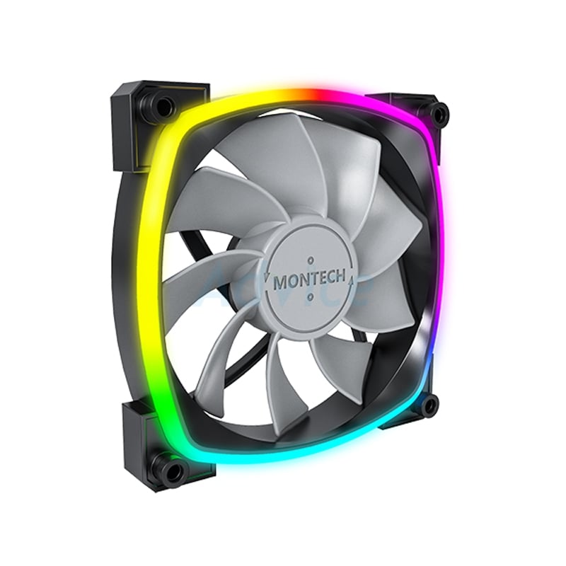 FAN CASE 12CM MONTECH RX120 PWM FAN BLACK
