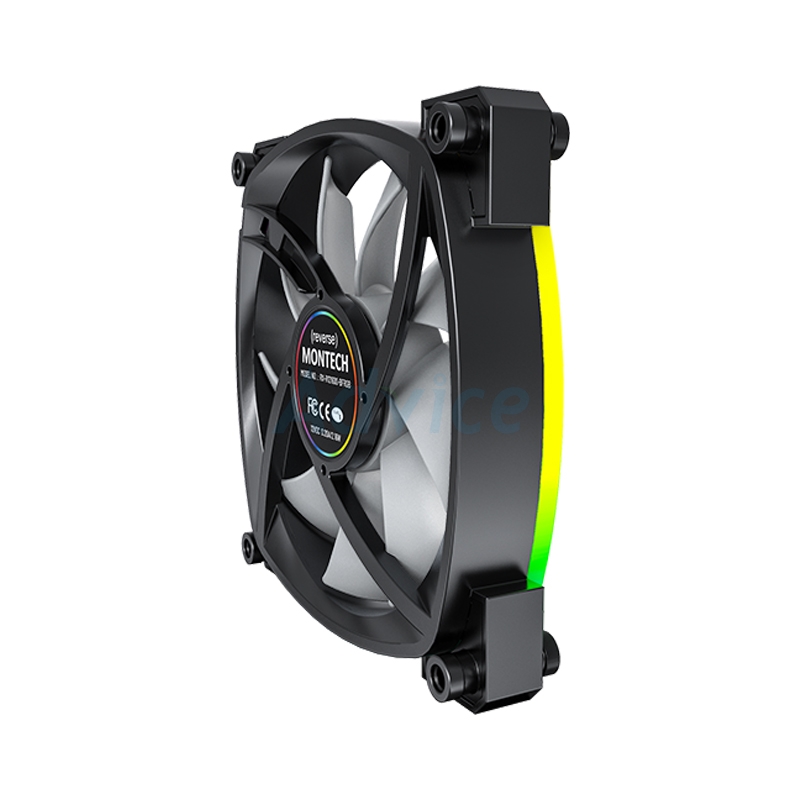 FAN CASE 12CM MONTECH RX120 PWM FAN BLACK