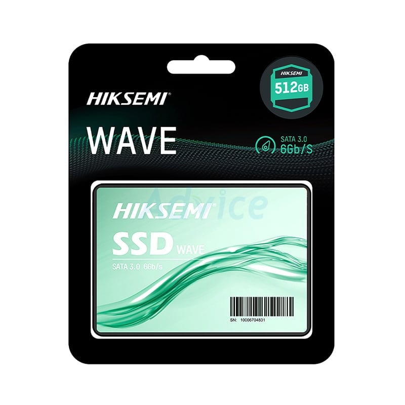 SSD 2.5 SATA 512.GB (3Y) Hiksemi Wave (HS-SSD-WAVE(S) 512G)