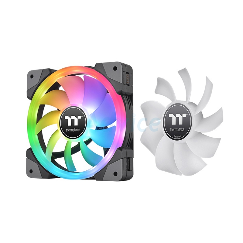 FAN CASE 12cm Thermaltake SWAFAN EX12 RGB (Black, Pack3)