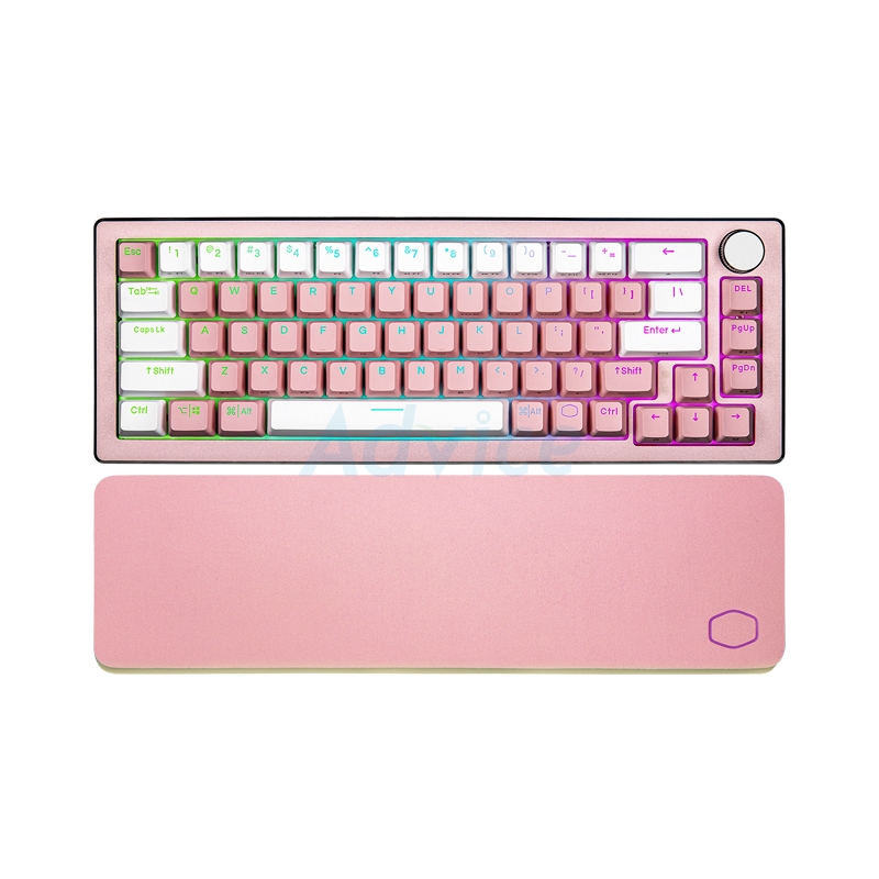 WIRELESS/BLUETOOTH KEYBOARD COOLER MASTER CK721 RGB SAKURA - BLUE ...