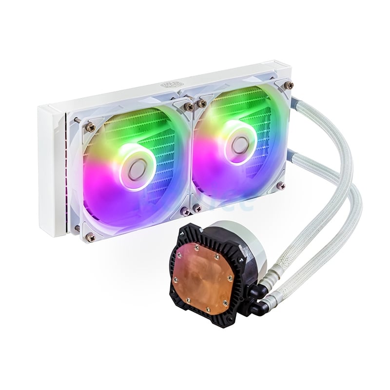 LIQUID COOLING COOLER MASTER MASTERLIQUID 240L CORE ARGB WHITE (MLW ...