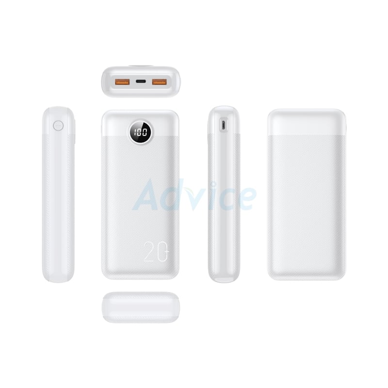 P-Bank 20000 mAh MOFIT (M20PDPro LED) White | Advice จ.จันทบุรี สาขา ...