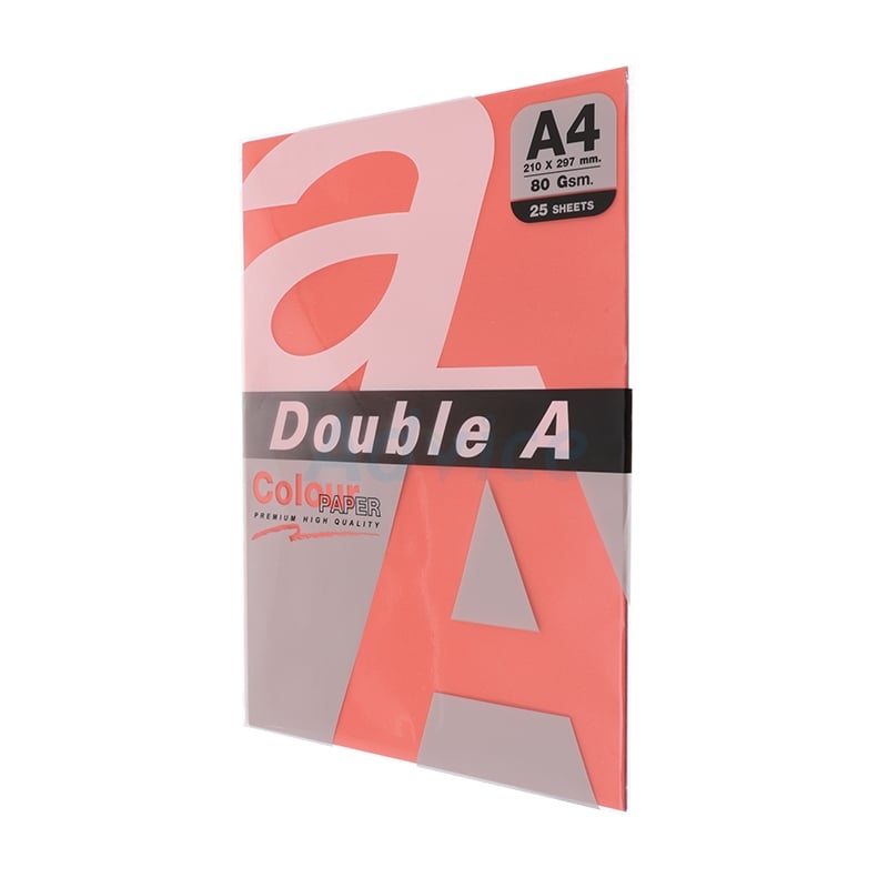 A4 80G. DOUBLE A กระดาษสี (25แผ่น/รีม) คละสี | Advice จ.ปทุมธานี สาขา A017 (เซียร์รังสิต)